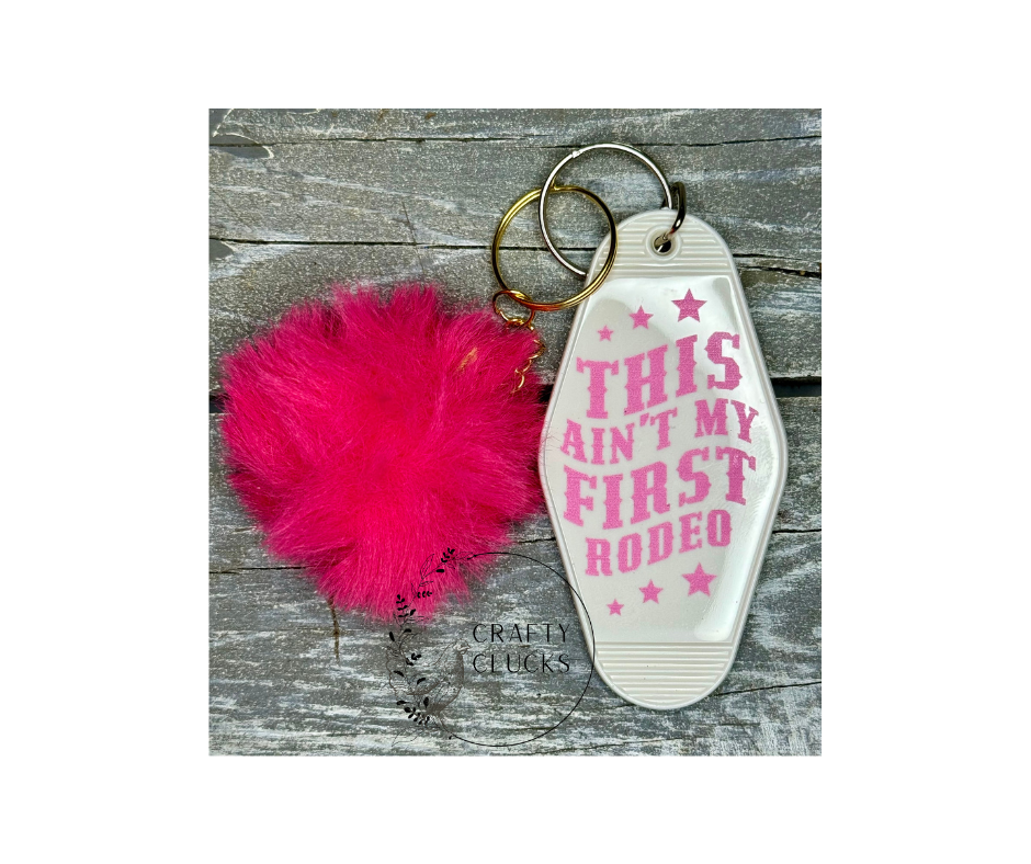 Vintage Hotel Style Keychains with Poof – Crafty Clucks