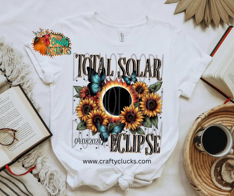 Total Solar Eclipse Sunflower – Crafty Clucks